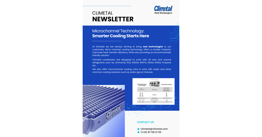 Smater Cooling Starts Here - Climetal | Heat Exchanger Manufacturer